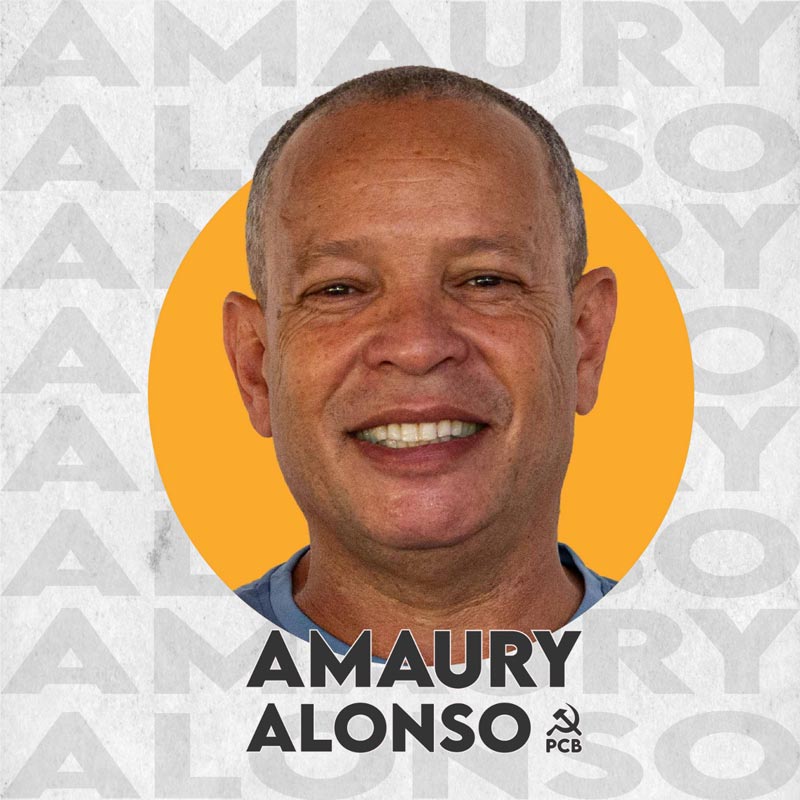 Amaury Alonso - 2113 - Candidato a Deputado Federal - PCB